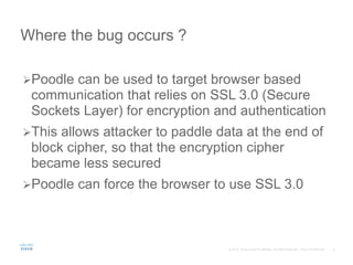 Shellshock & Poodle Attacks, fix | PPT