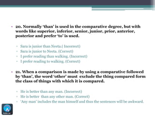 SSC Exams :- Important rules with examples for nouns | PPTX