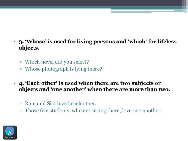 SSC Exams :- Important rules with examples for nouns | PPTX