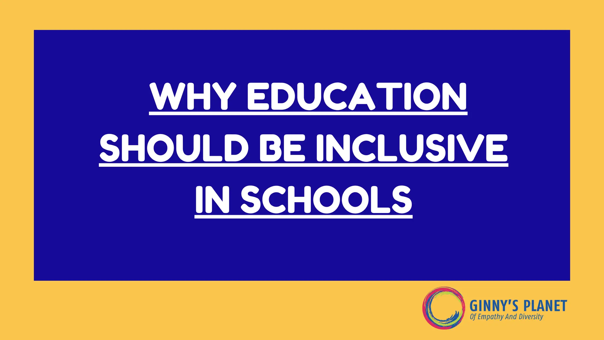 Why Education Should Be Inclusive in Schools | PDF