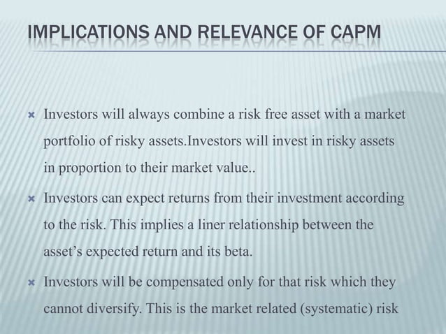 CAPM | PPTX