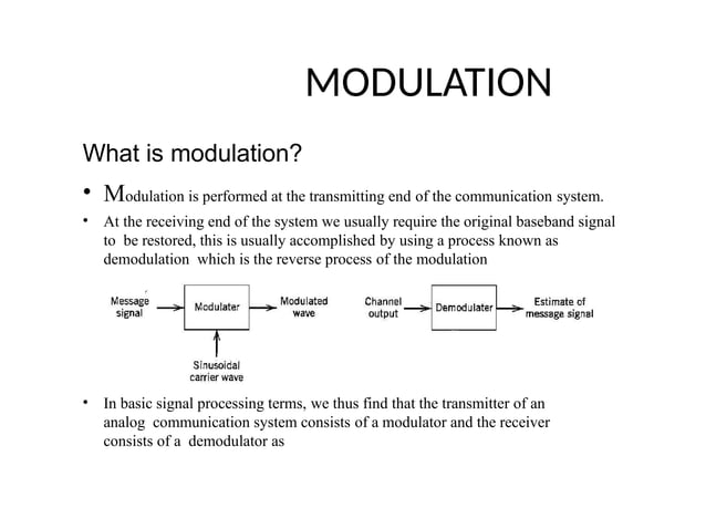 Introduction To Analog Communication System Pptx Computer Networking Computing