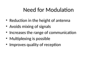 Introduction to Analog Communication systemtx | PPTX | Computer Networking | Computing