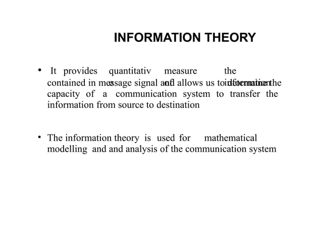 Introduction To Analog Communication Systemtx Ppt