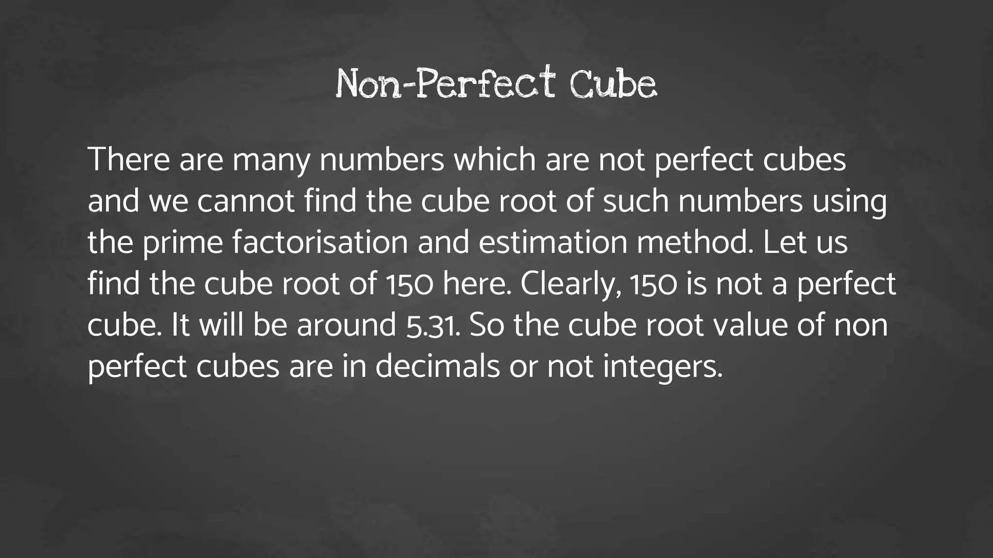 Cube Root by Prime Factorisation | PPTX