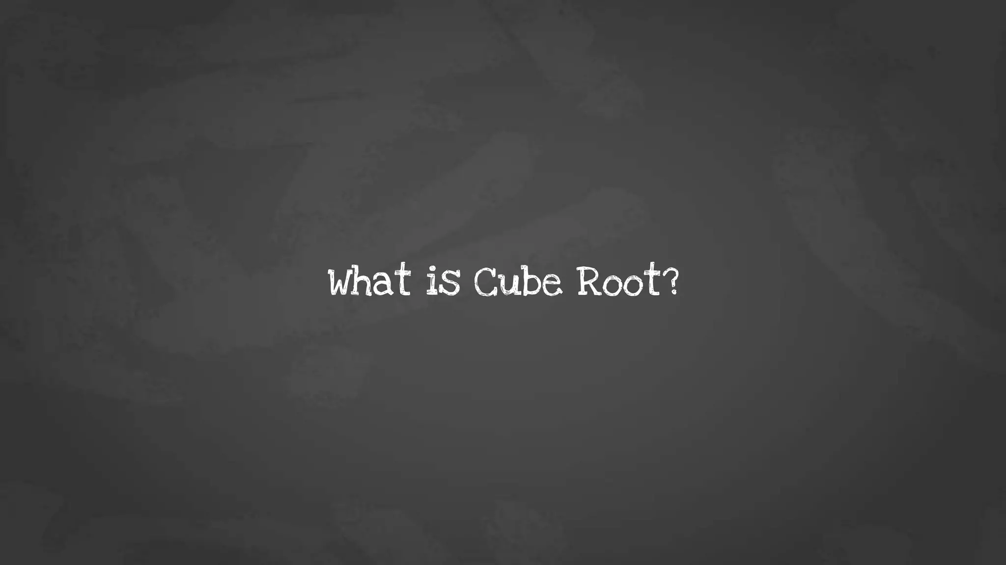 Cube Root By Prime Factorisation Pptx