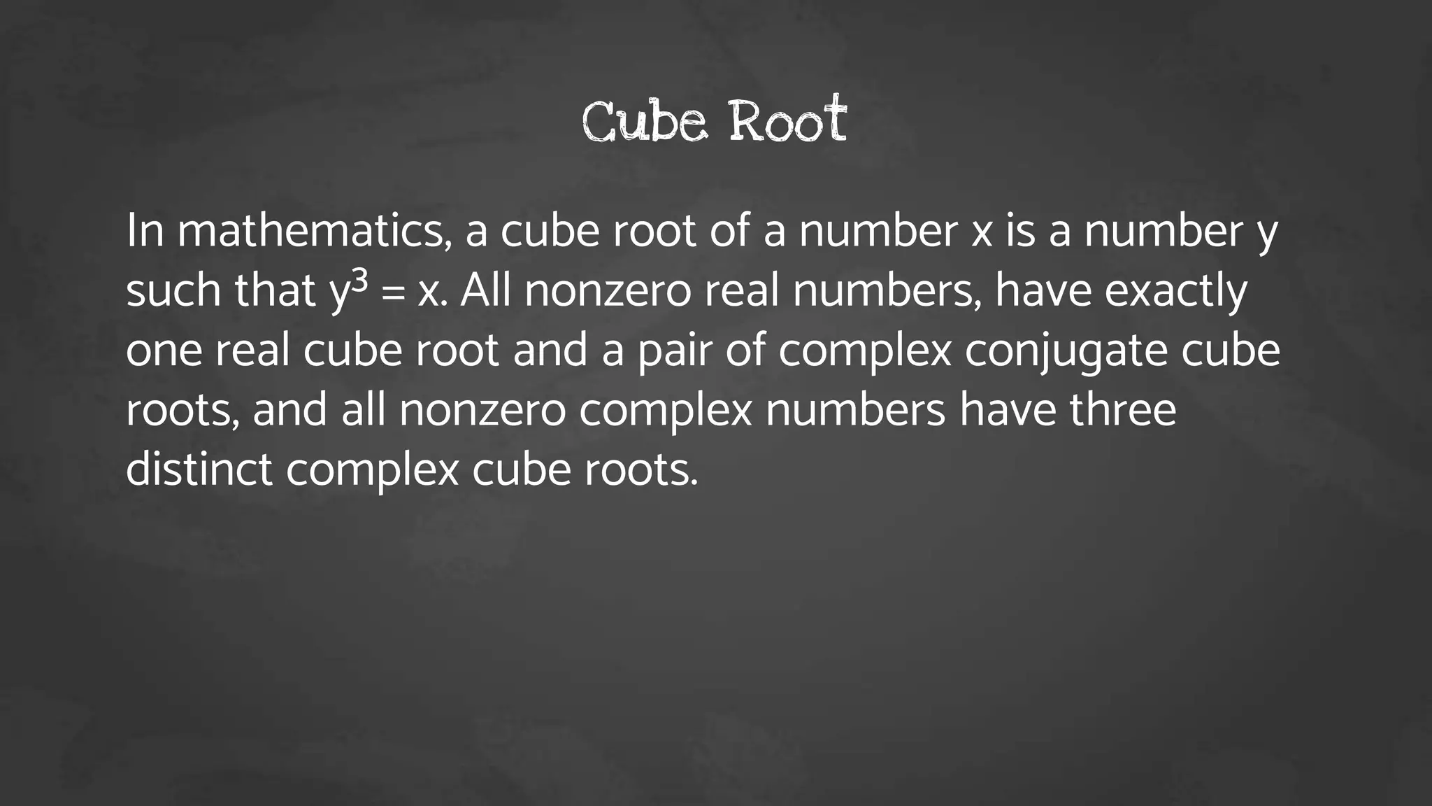 Cube Root by Prime Factorisation | PPTX