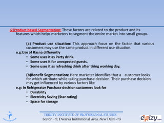 MARKET SEGMENTATION | PDF