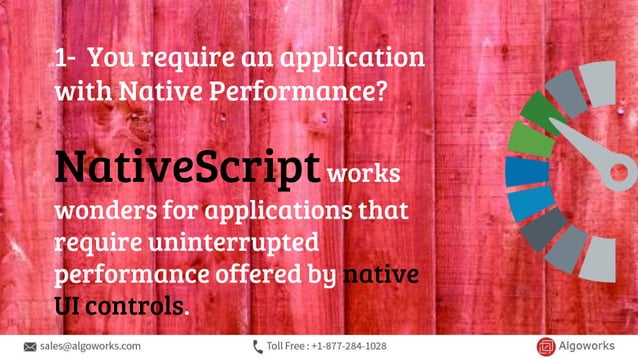 Why and When Enterprise Should Adopt NativeScript for App Development | PPT