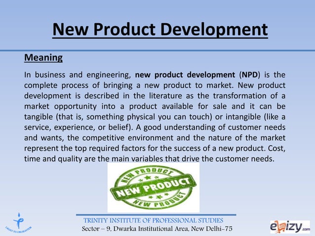 NEW PRODUCT DEVELOPMENT- Types of new Product | PPT