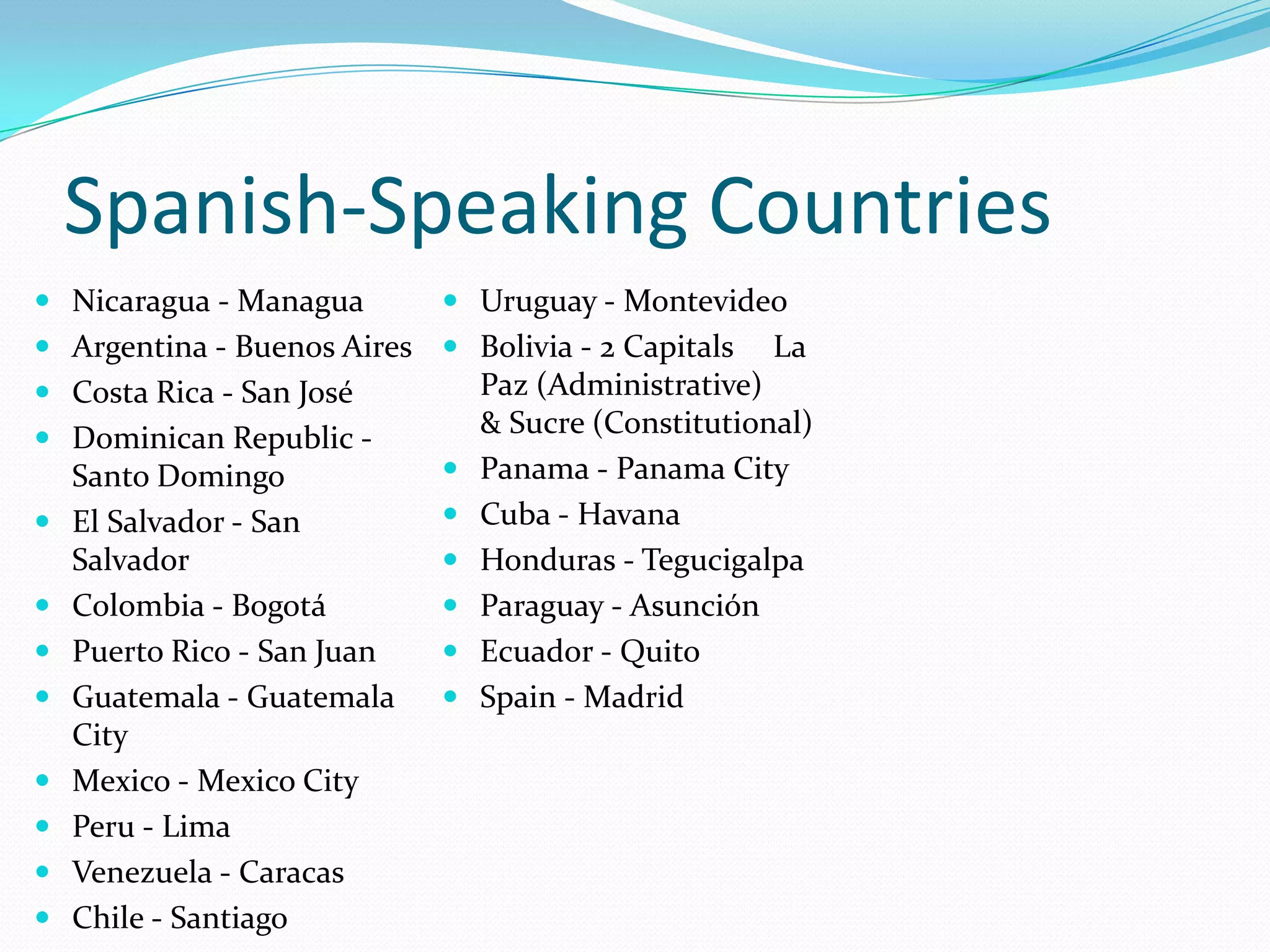 Slideshare PPT for Country Project | PPT