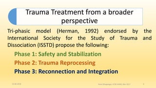 Self regulation for trauma iccbi | PPTX