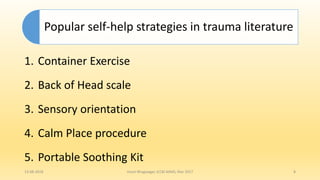 Self regulation for trauma iccbi | PPTX