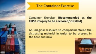 Self regulation for trauma iccbi | PPTX