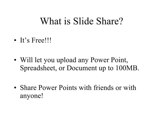 Slideshare PPT Training | PPT