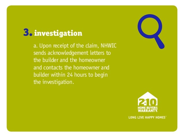 Structural claims process from start to finish.