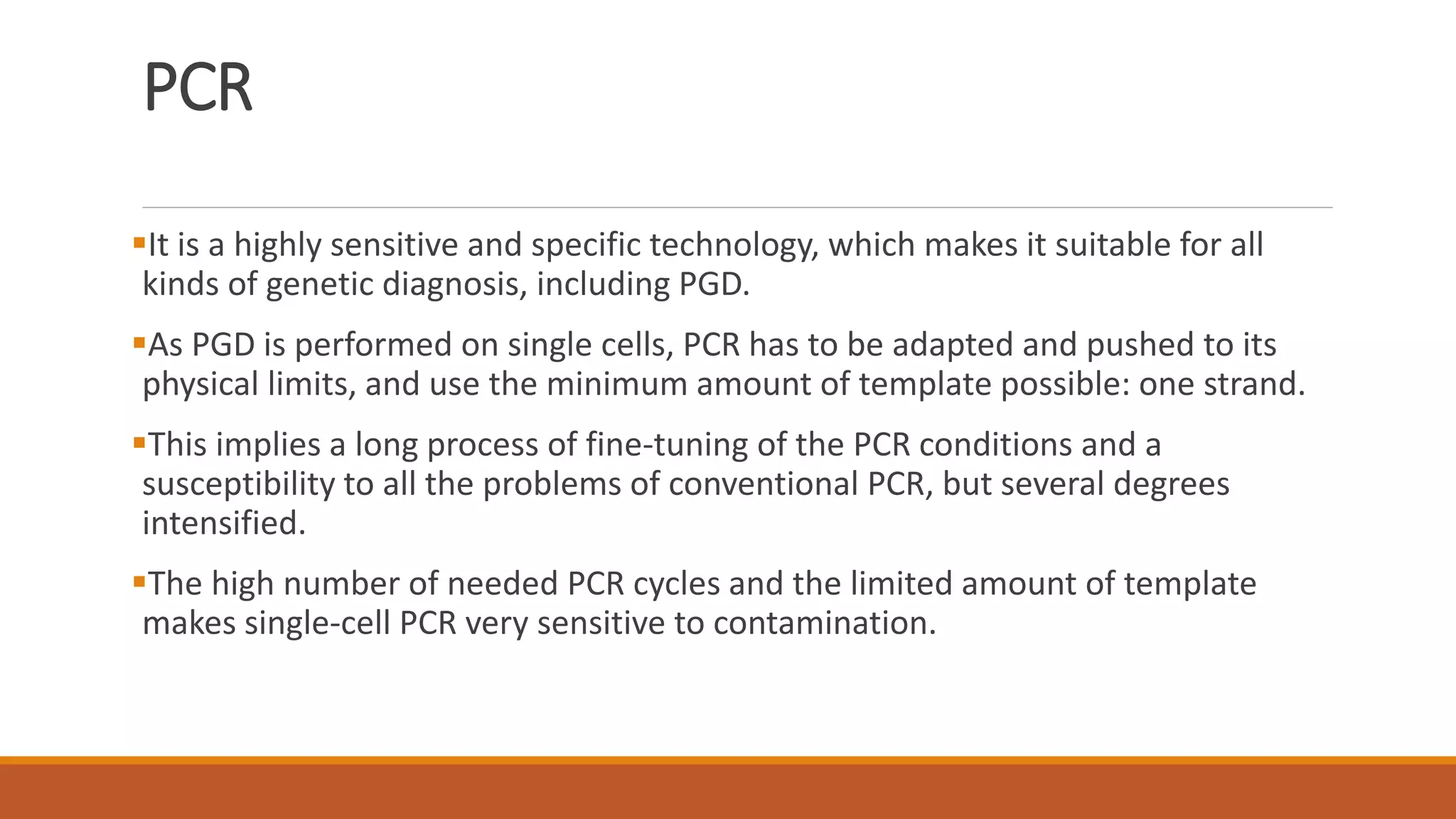 Presentation on Preimplantation Genetic Diagnosis (PGD) | PPTX