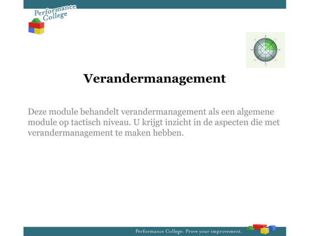 Verandermanagement | PPT