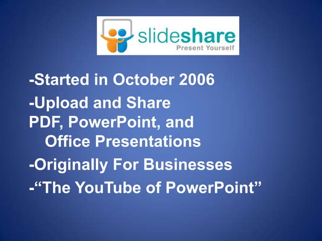 Slide share presentation | PPT
