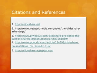 Slide share presentation | PPT