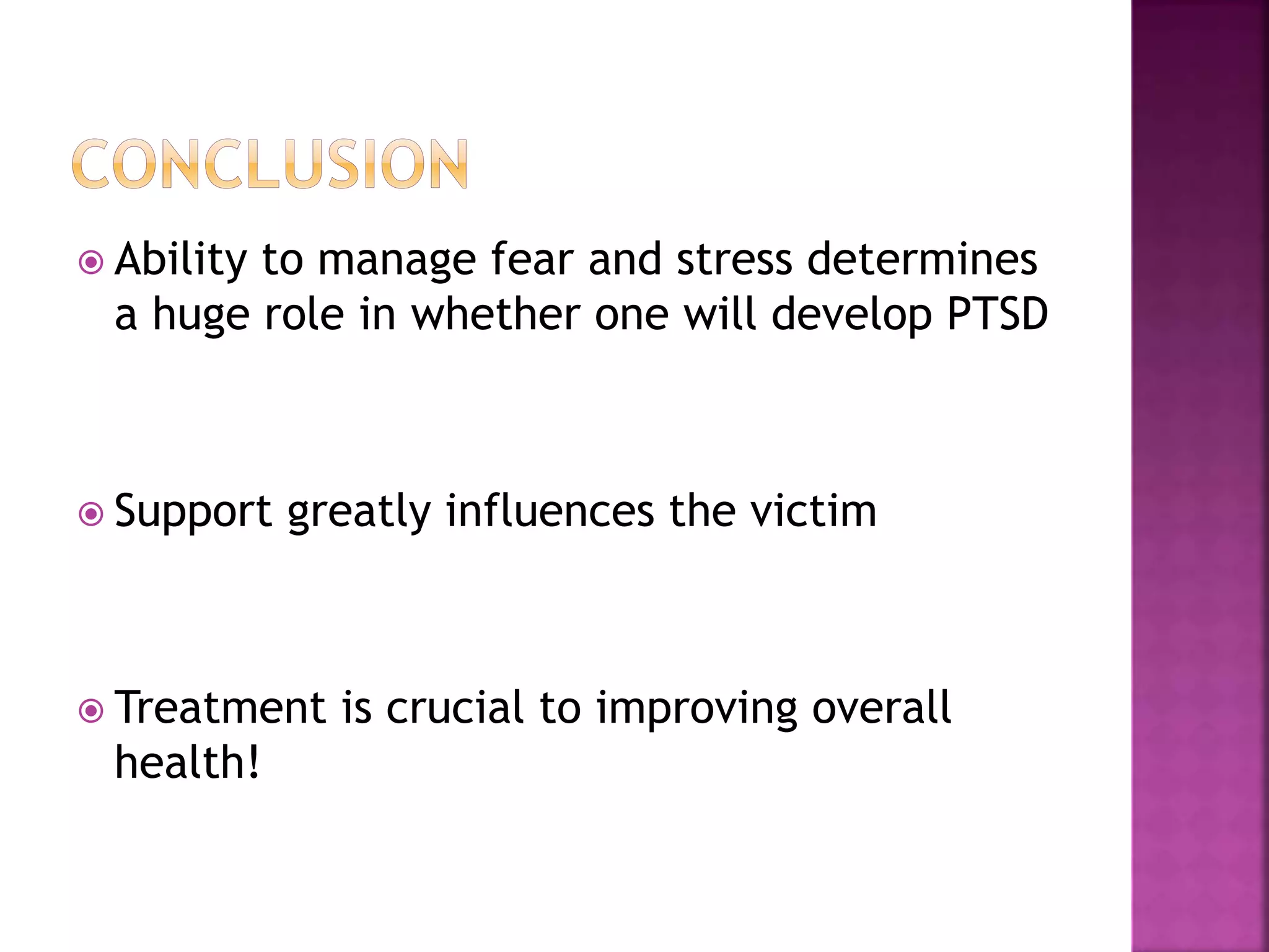 Post-Traumatic Stress Disorder (PTSD) | PPT
