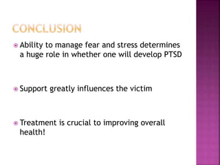 Post-Traumatic Stress Disorder (PTSD) | PPTX