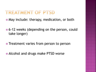 Post-Traumatic Stress Disorder (PTSD) | PPT