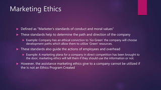 Ethical Marketing | PPTX
