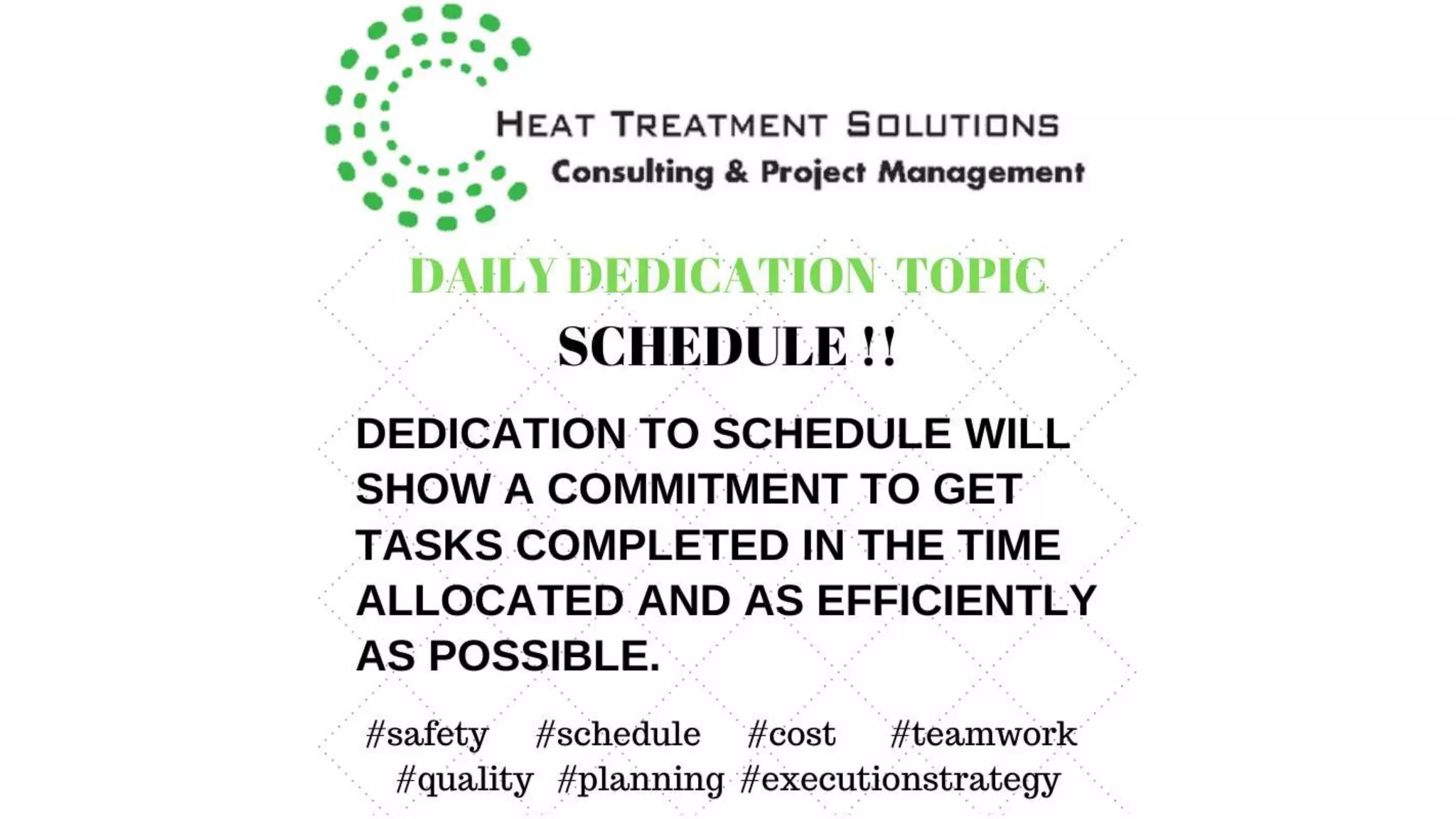 Project Management Dedication Tips | PPT