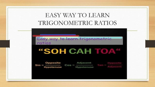 Trigonometry slide presentation | PPTX | Physics | Science