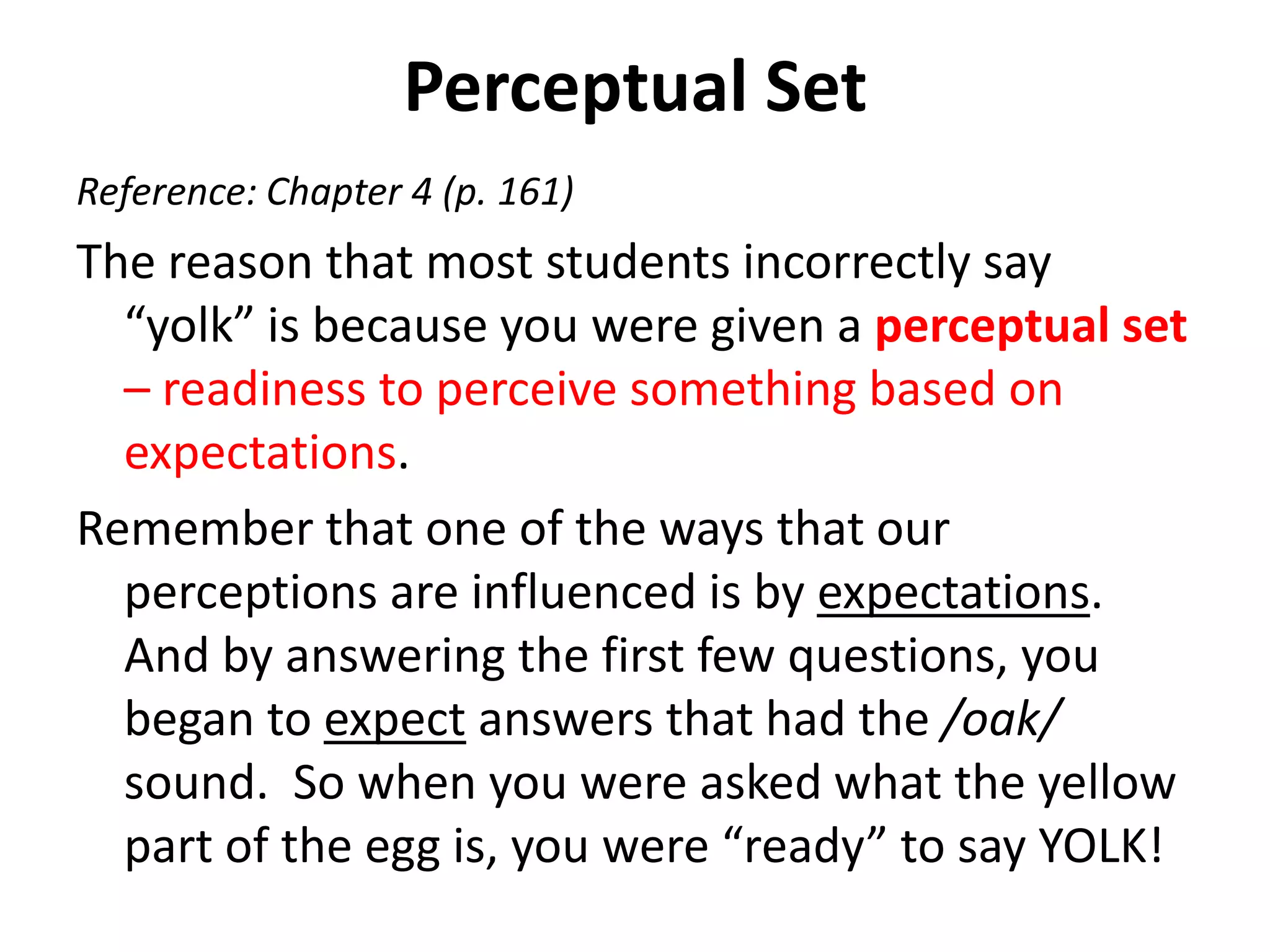 Perceptual Sets Demo | PPTX