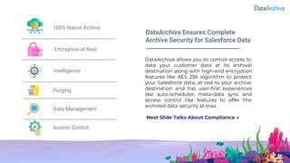 Salesforce Archival Data Security 101 | PDF | Databases | Computer Software and Applications