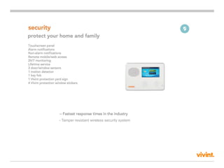 Home Security and Home Automation Products and Services with Vivint | PPTX