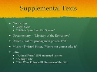 Animal Farm Text Set | PPTX