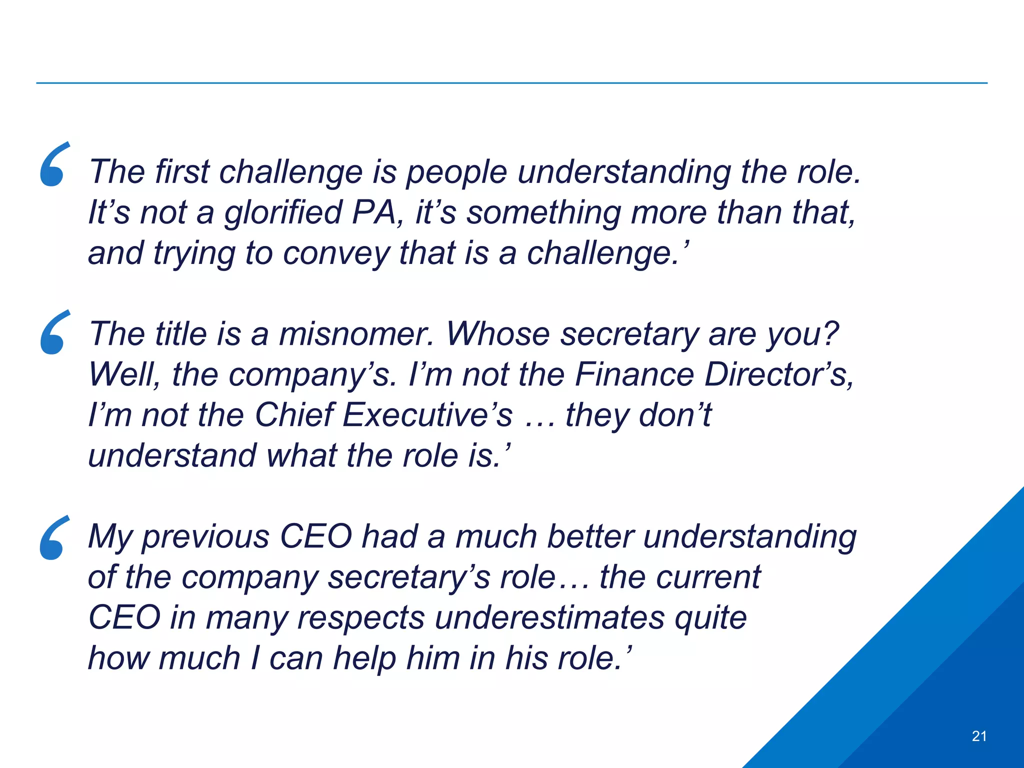 The Company Secretary: Building trust through governance | PPT