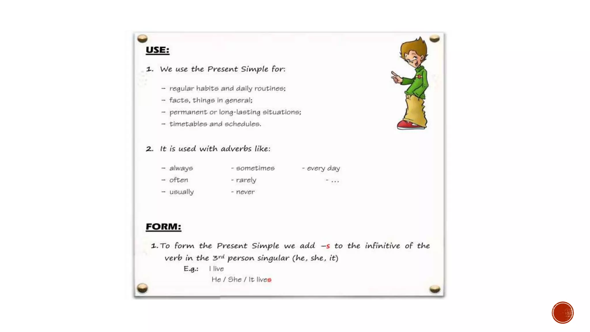 Slideshare presente simple | PPTX