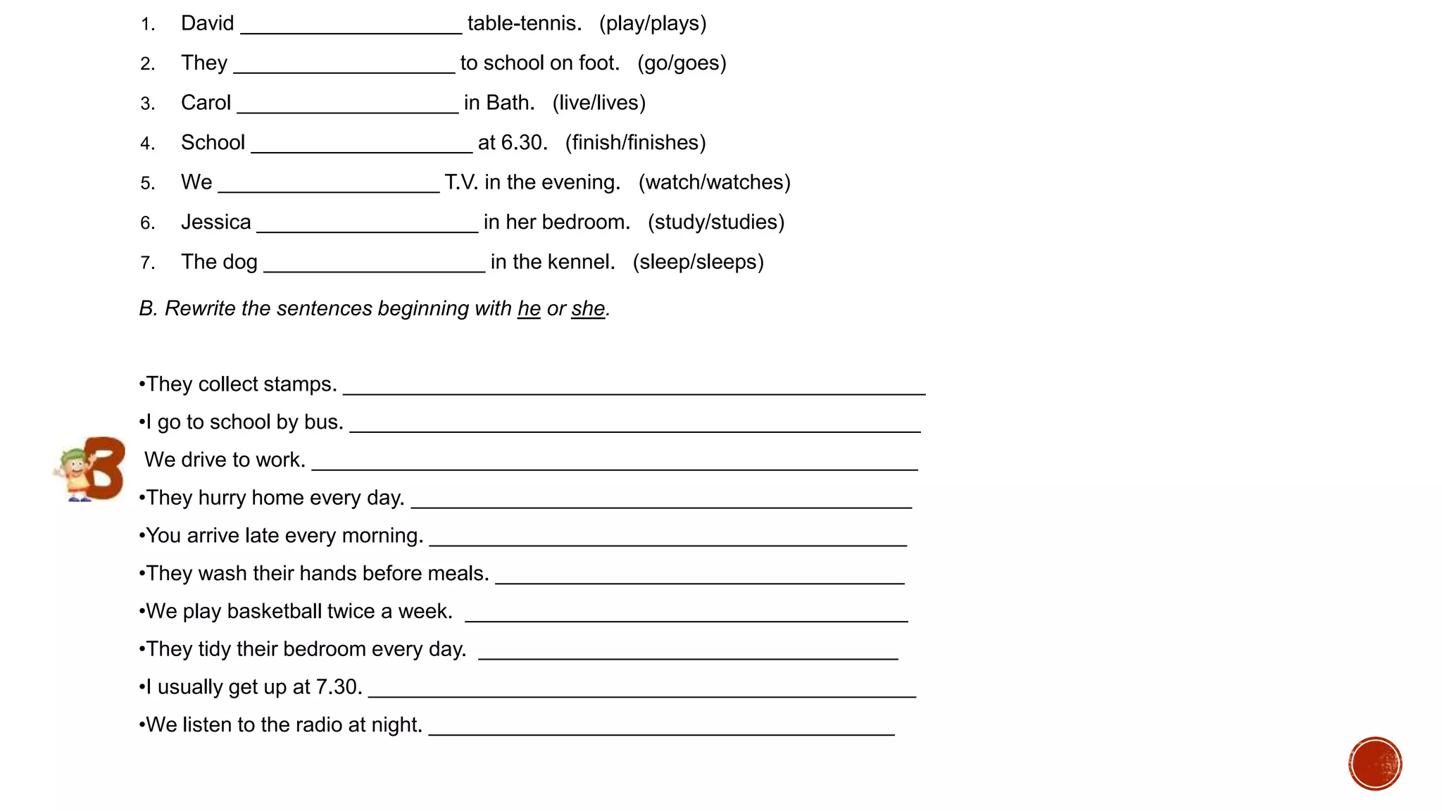 Slideshare presente simple | PPTX