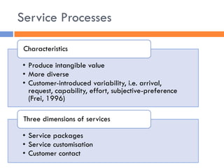 Process choice and layout decisions in manufacturing and services | PDF ...