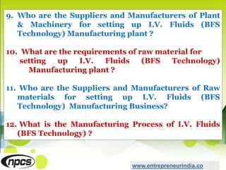 Production of I.V. Fluids (Saline and Dextrose). Intravenous Solution ...