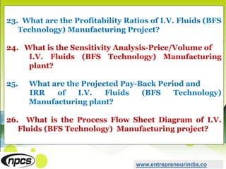 Production of I.V. Fluids (Saline and Dextrose). Intravenous Solution ...