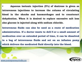 Production of I.V. Fluids (Saline and Dextrose). Intravenous Solution ...