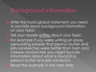 Writing an Introduction | PPTX