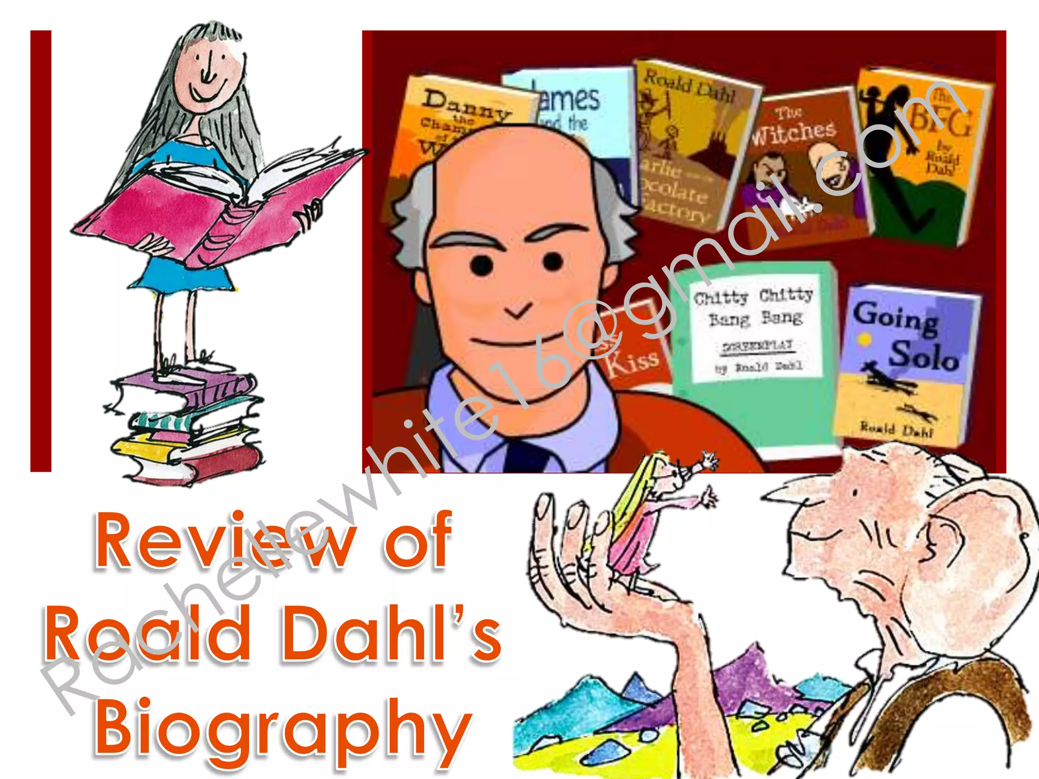 Reviewing Roald Dahl Biography | PPTX