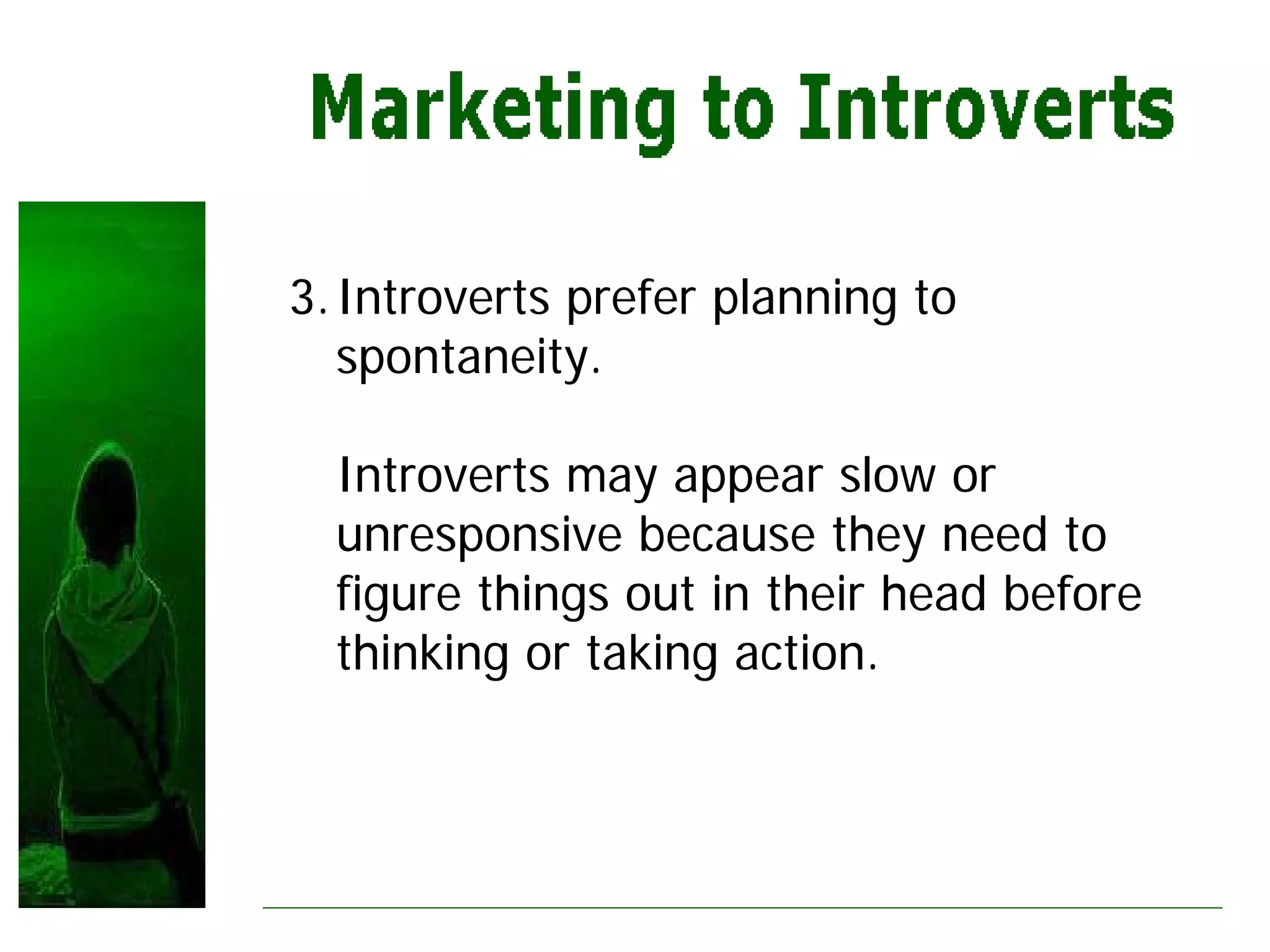 7 Characteristics of Introverts That Marketers Need to Understand | PDF