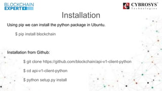 Python packages for blockchain | PPT