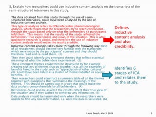 Qualitative research methods - marking practice | PPTX