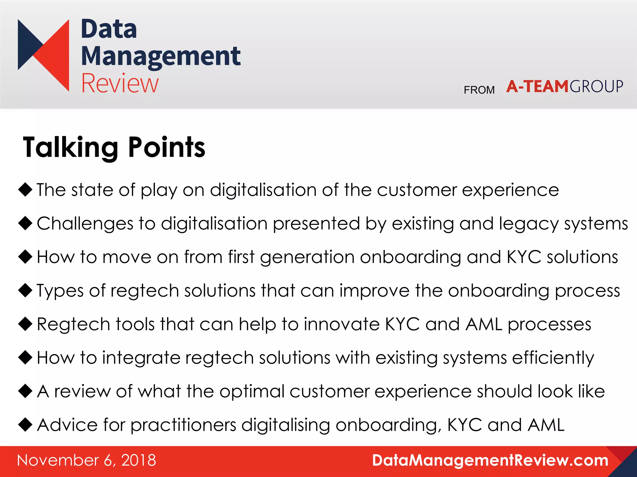 Regtech: How to digitalise the customer experience with KYC and AML ...