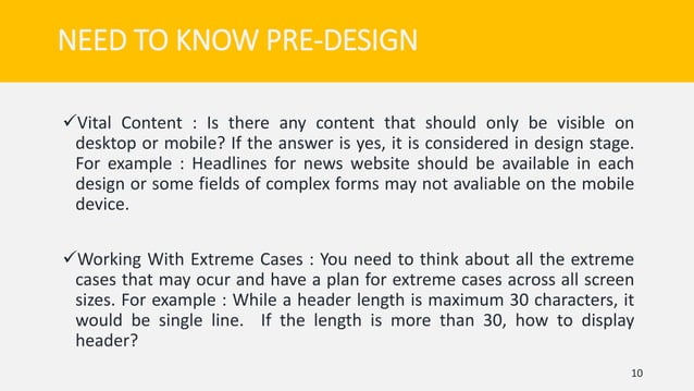 Responsive Web Design Analysis | PPT