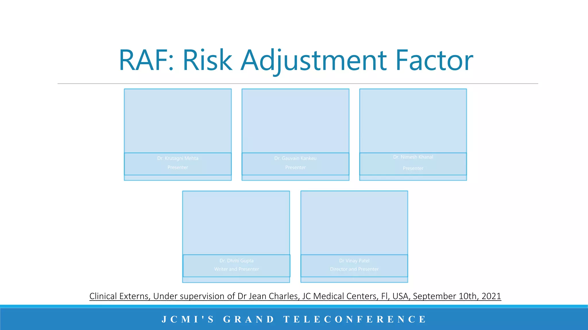 Risk adjustment factor, RAF | PPT
