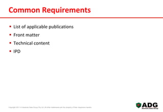 ADG S1000D Series - S1000D Information Sets & Publications | PPTX